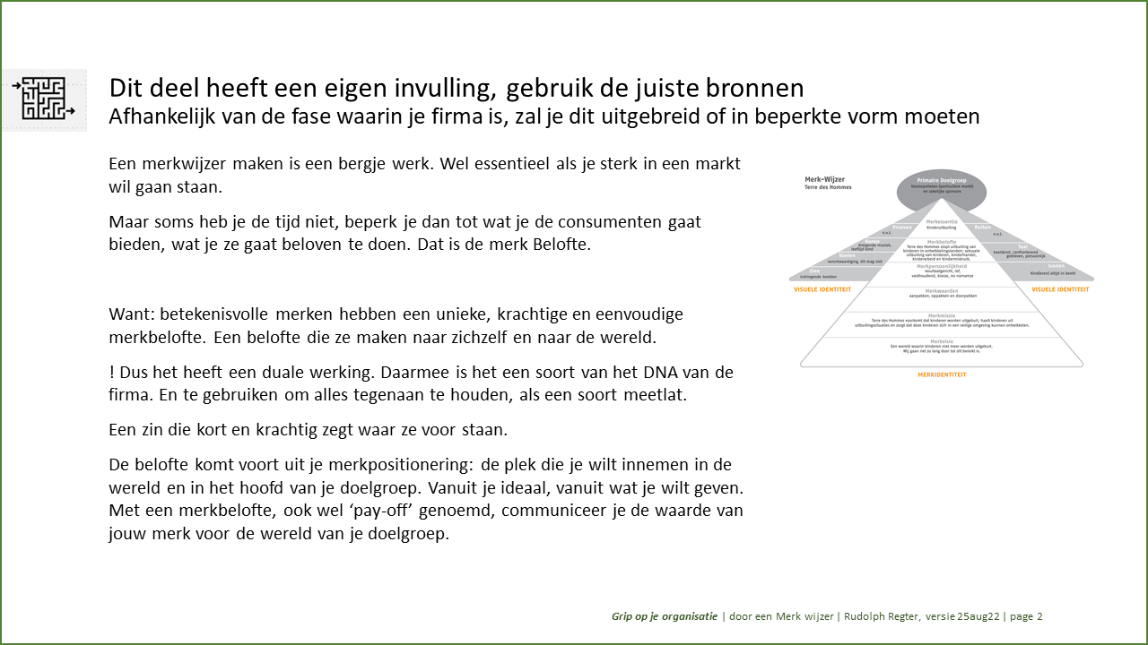 Deel IV – Belofte – Grip op je organisatie